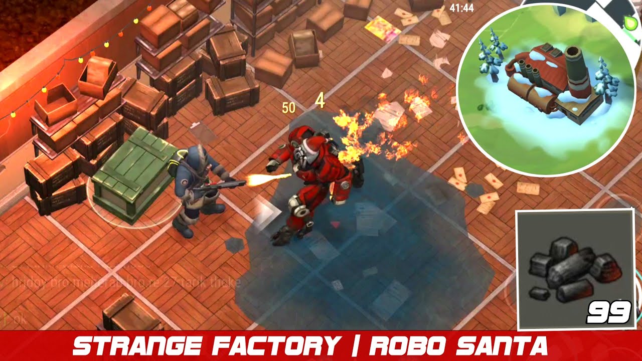 Robo Santa Is Back 😅 | Decorate Mechanic's House | Strange Factory ...