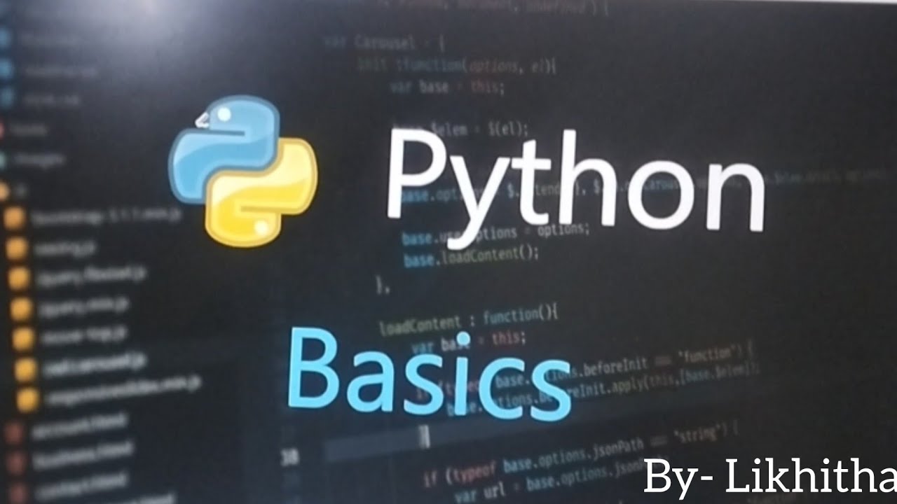 Ep-4: Python Basics - YouTube