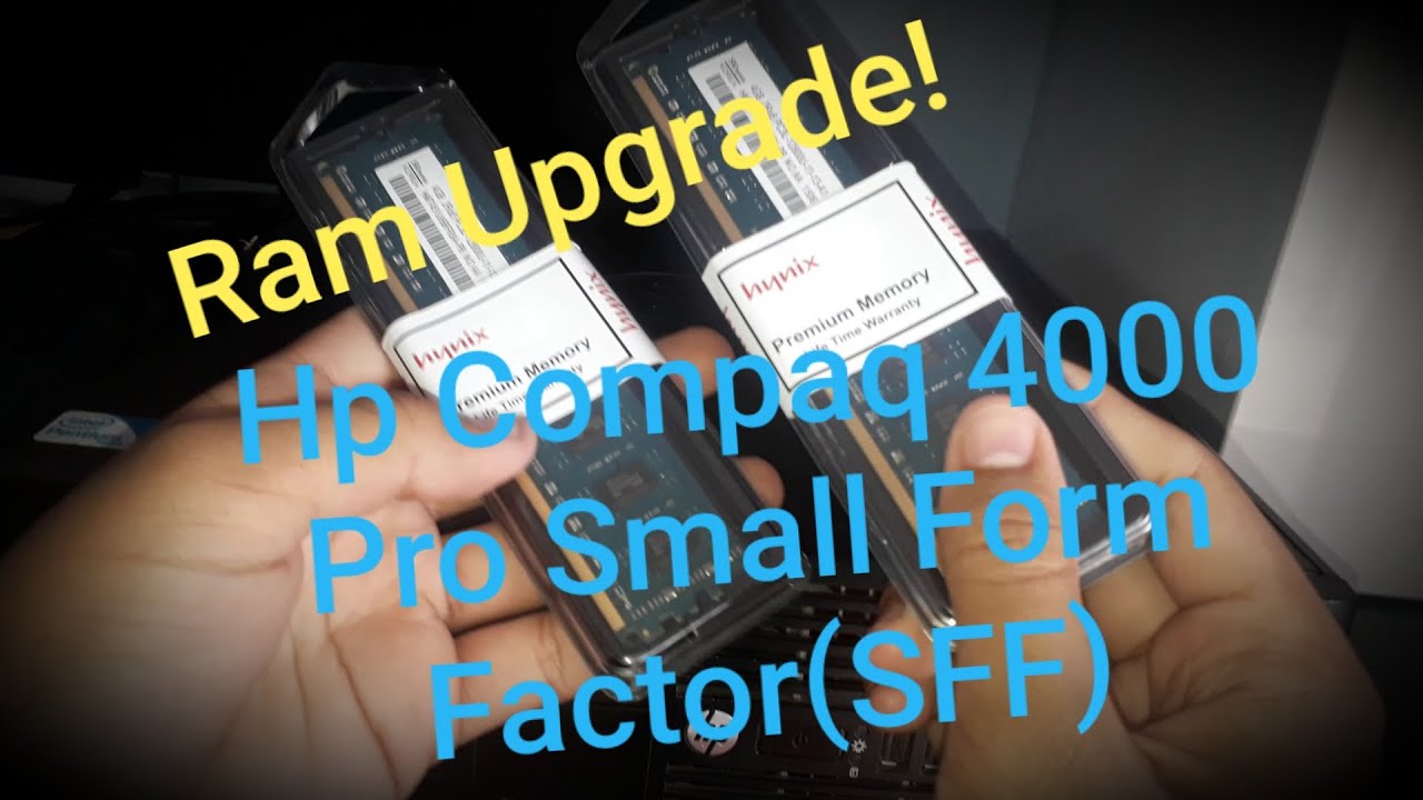 Ram Upgrade! HP Compaq 4000 Pro Small Form Factor(SFF) - YouTube