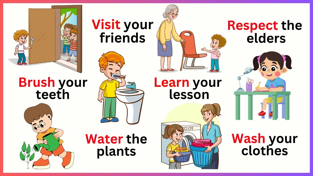 Speak English With Kids | Spoken English for kids | Daily Use English ...