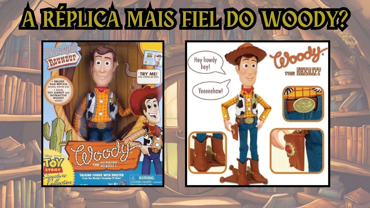 A réplica mais fiel do Woody? - Woody Signature Collection - Toy Story ...