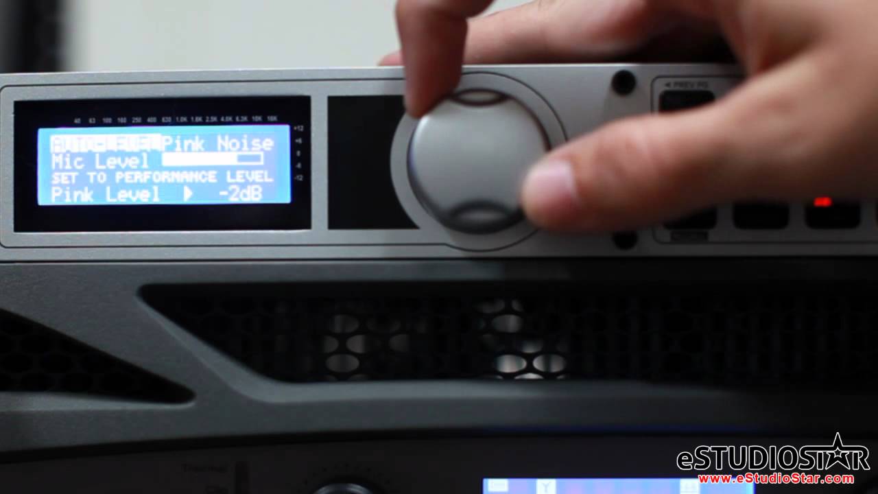 PASSIVE PA SET-UP. DBX DRIVE RACK PA + PLUS AUTO-CONFIGURE ROOM LEVELS ...