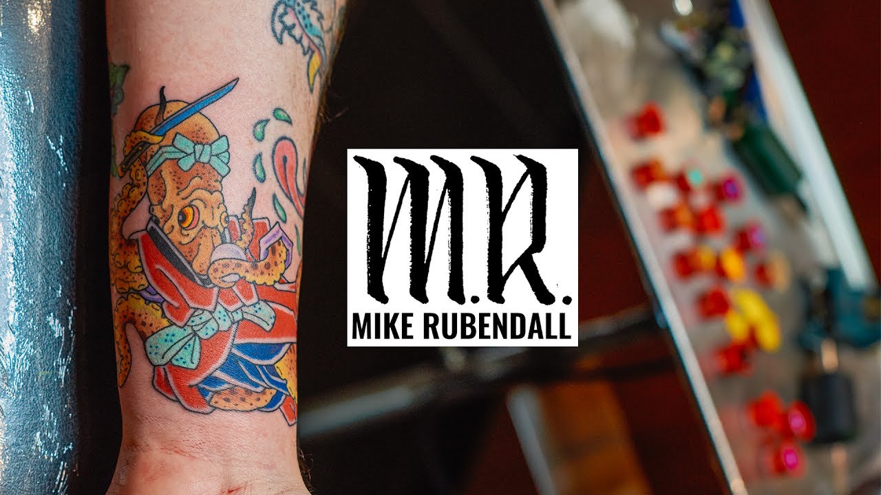 Mike Rubendall Tattoo Time Lapse: Pearl Diver - YouTube