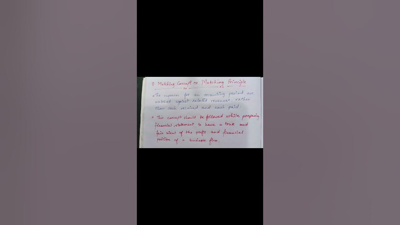 Matching Principle Or Matching Concept Class 11 Accounts Chapter 3 matching-principle-or-matching-concept-class-11-accounts-chapter-3