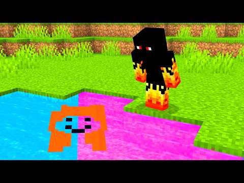 Minecraft'ta SAKLAMBAÇTA SUYA DÖNÜŞEREK arkadaşlarıma hile yapıyorum