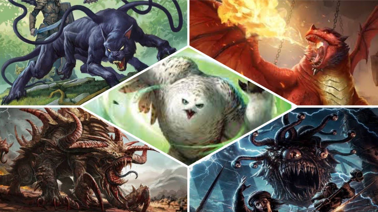 Top 10 Monsters In Dungeons & Dragons Movie - YouTube