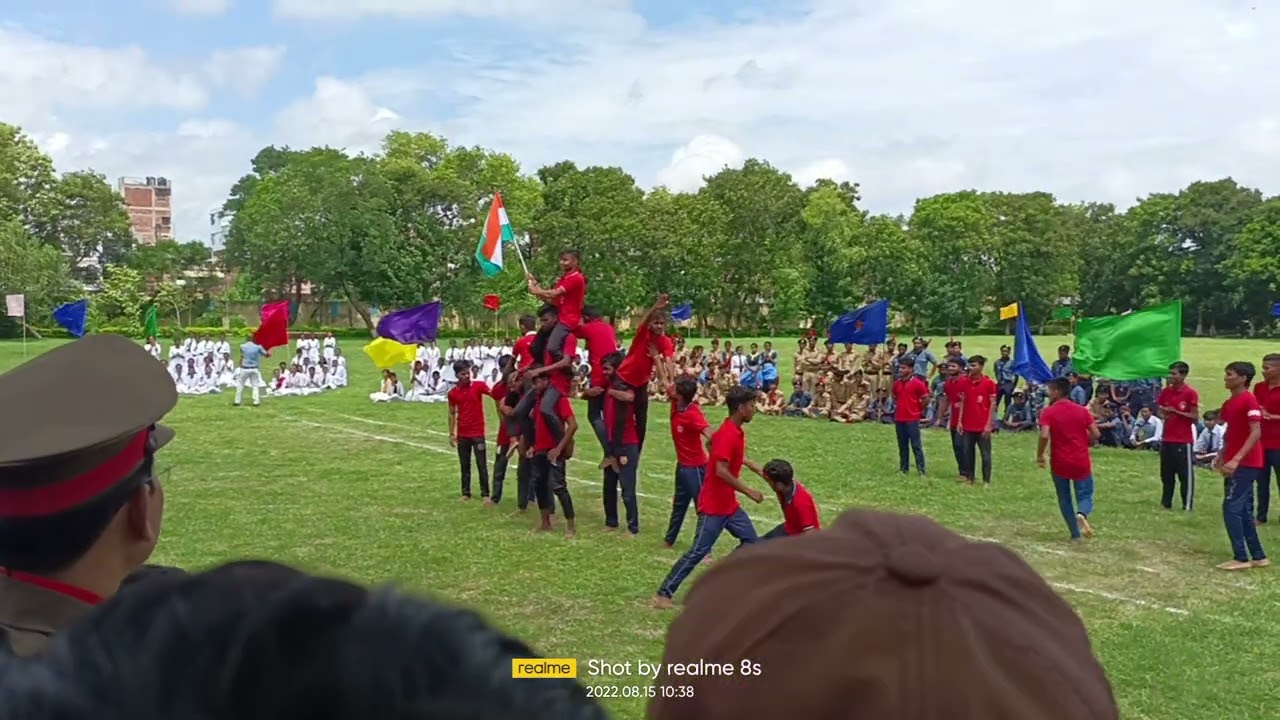 JNV Rajgir 15th August 2022 Pyramid program . - YouTube