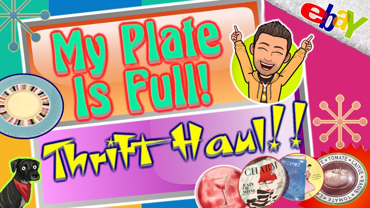 My Plate Is Full Thrift Haul Modern Designer Dishes YouTube my-plate-is-full-thrift-haul-modern-designer-dishes-youtube