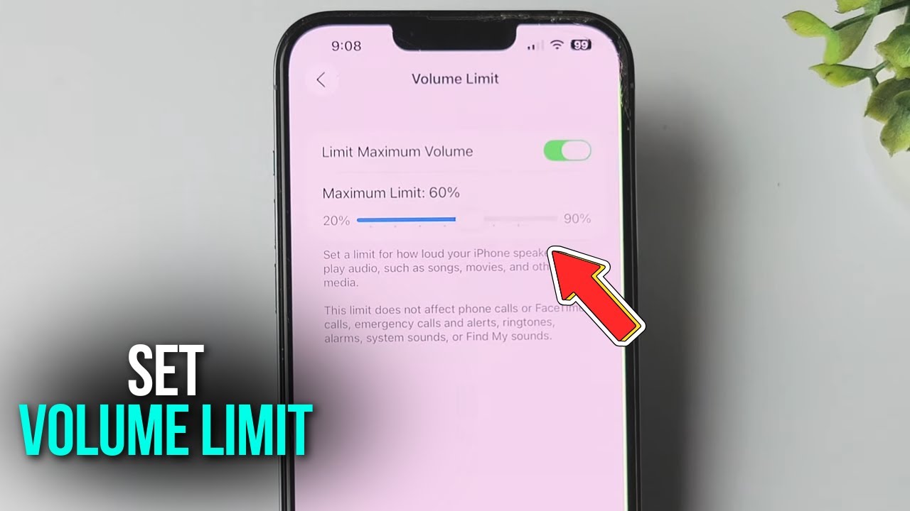 How to Set Volume Limit on iPhone - YouTube