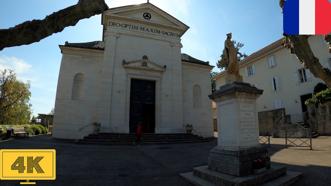 Ferney-Voltaire in France | Spring【4K】(Pays De Gex) - YouTube