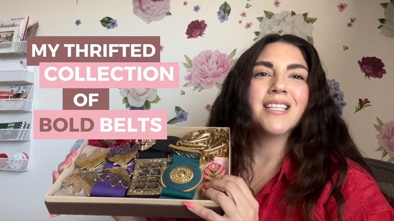 Thrift Haul | Vintage Belts - YouTube