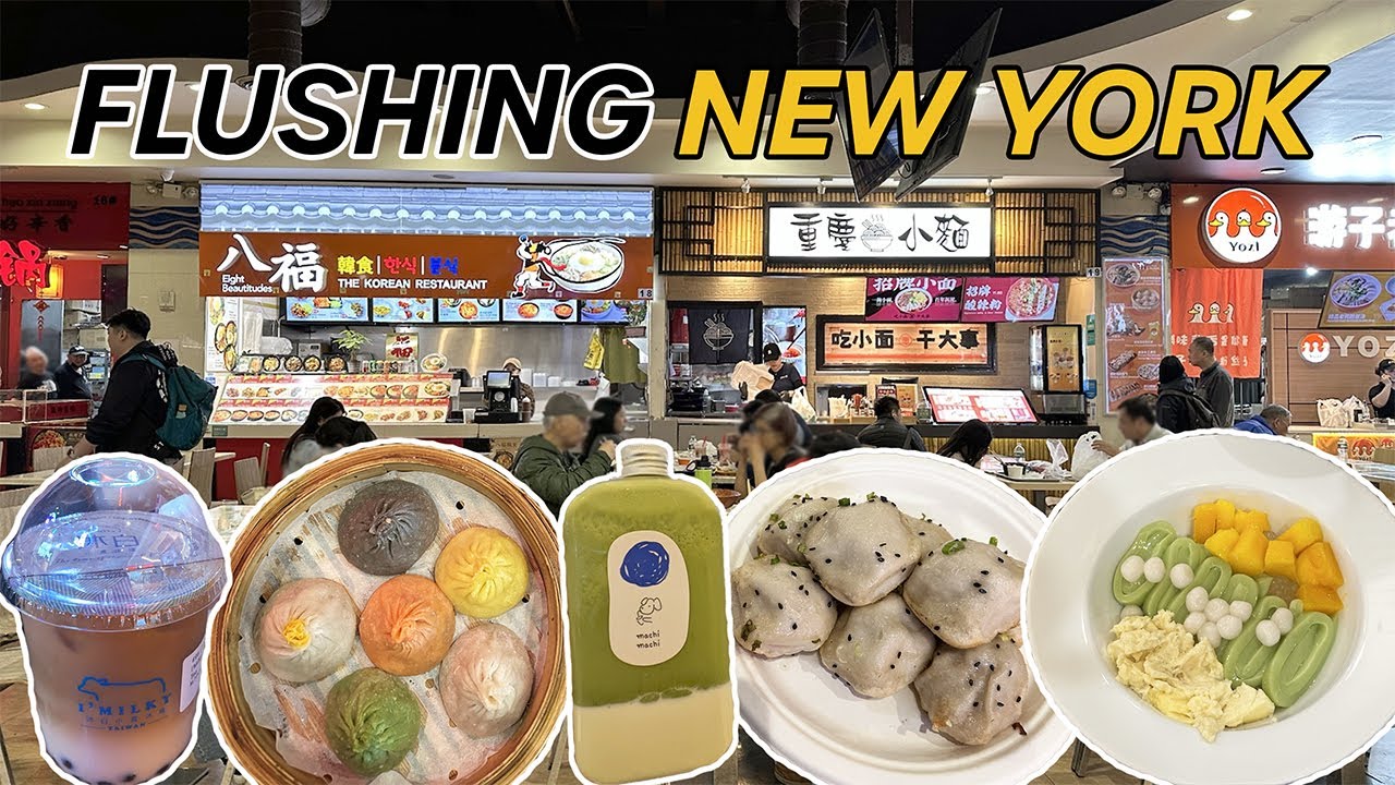 NYC's Best Chinatown Food Crawl in Flushing, Queens | Boba, Dumplings ...