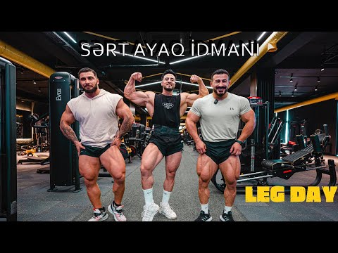 AĞIR ADAMLARLA AYAQ İDMANI / LEG DAY