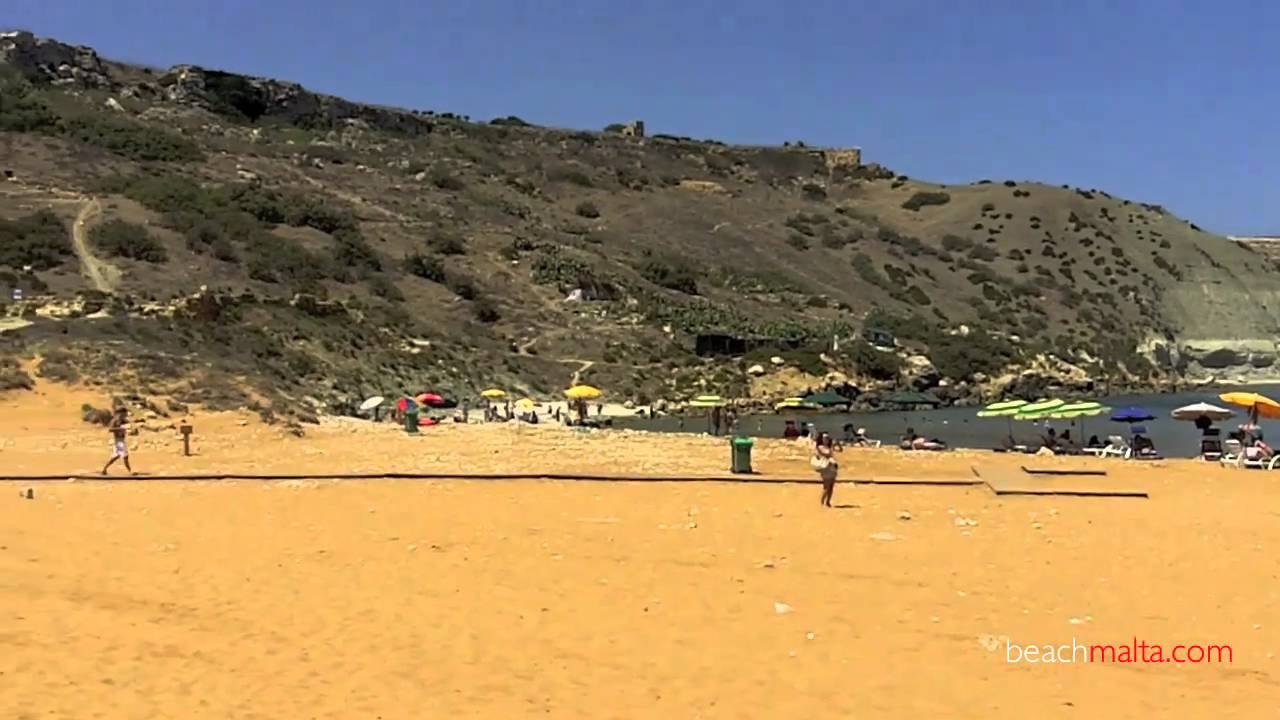 Ramla il-Hamra Bay Gozo - BeachMalta.com - YouTube