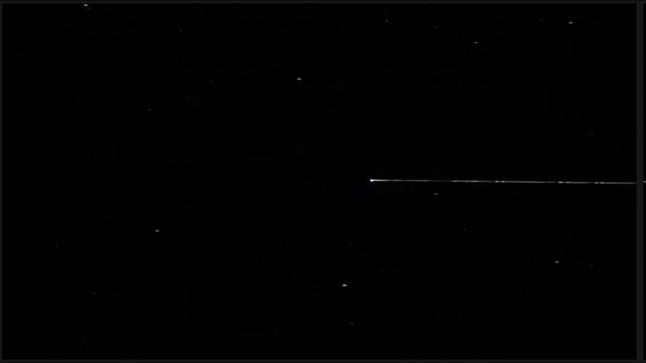 Re-entry of the Hayabusa 2 Capsule with the tail - YouTube