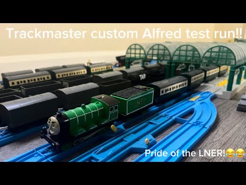 Trackmaster custom Alfred review/test run!! - YouTube