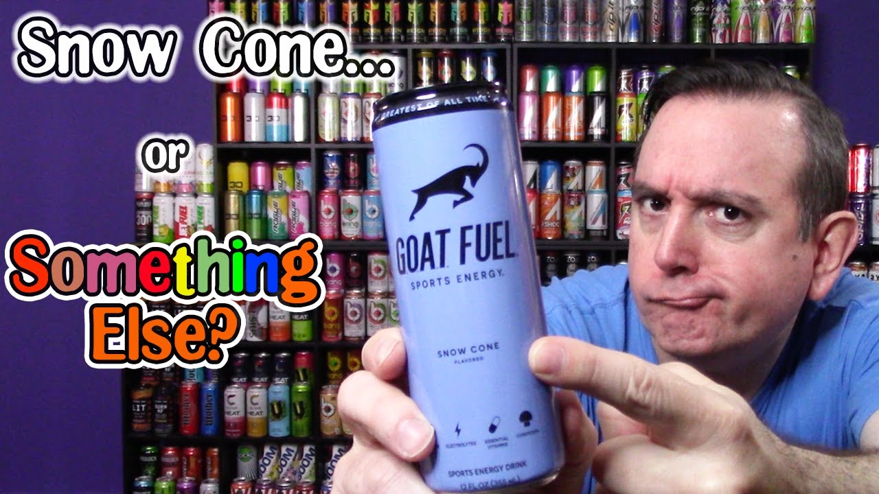 GOAT Fuel Snow Cone review ... or is it? | GOAT Fuel Snow Cone Energy Drink Review - YouTube