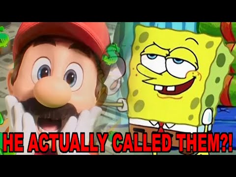 SpongeBob Calls Super Mario Bros. Plumbing - YouTube