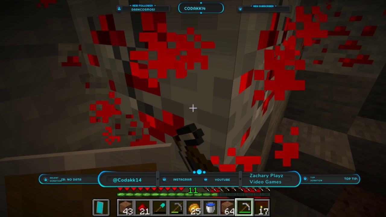 I Mined Redstone on a Minecraft Stream - YouTube