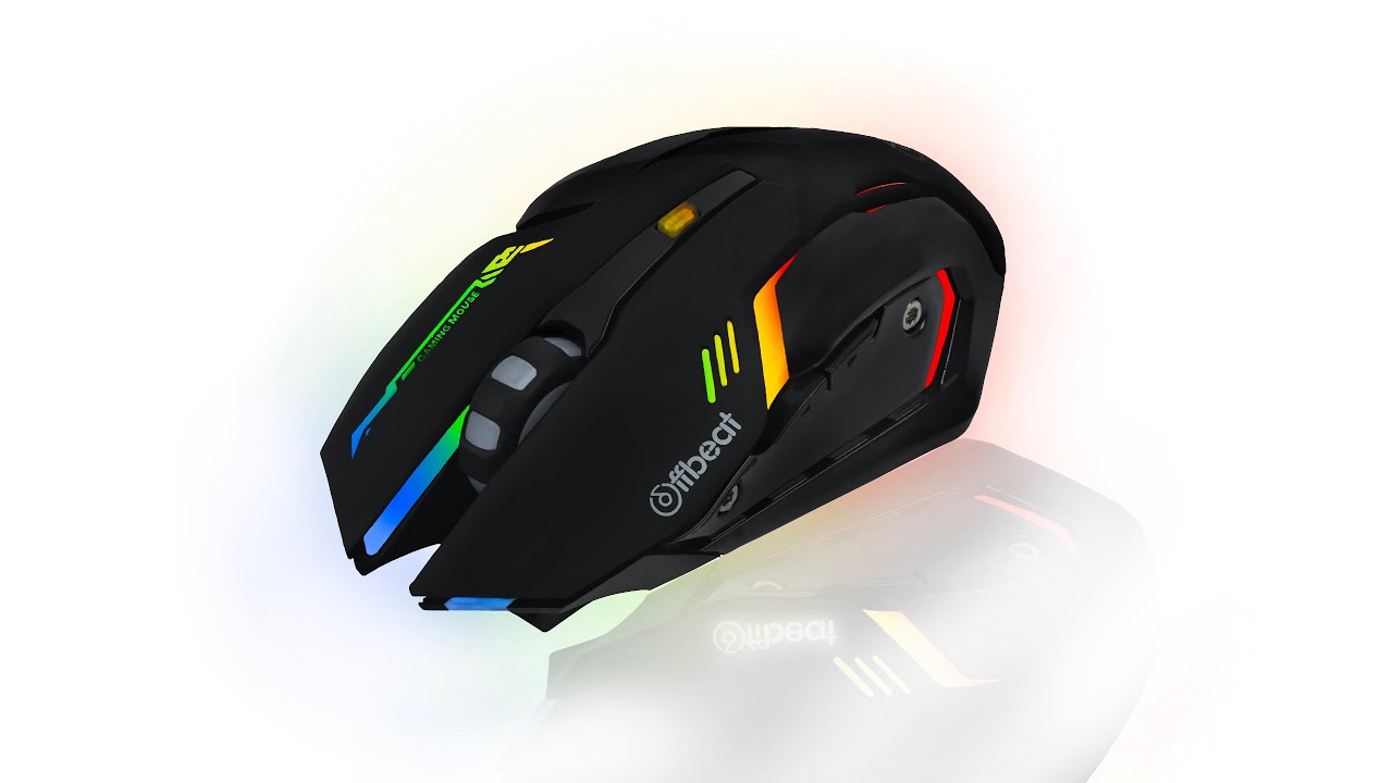 Offbeat® - Ripjaw Wireless Gaming mouse rechargeable battery - YouTube