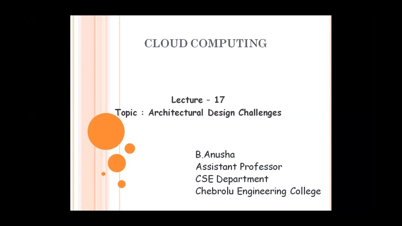 Architectural Design Challenges - YouTube