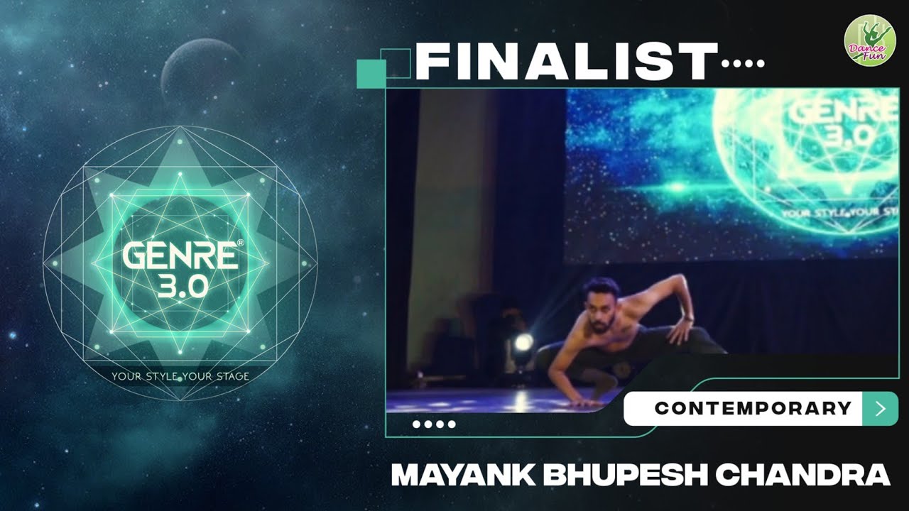 CONTEMPORARY FINALIST - Mayank Bhupesh Chandra | GENRE 3.0 | Dance Competition - YouTube
