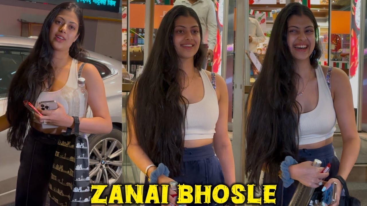 Legendary Singer Asha Bhosle Grand Daughter Zanai Bhosle spotted at ...