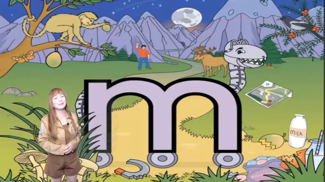 Mm Munching Mike | Miss Ana in Letterland | Episode 13 - YouTube