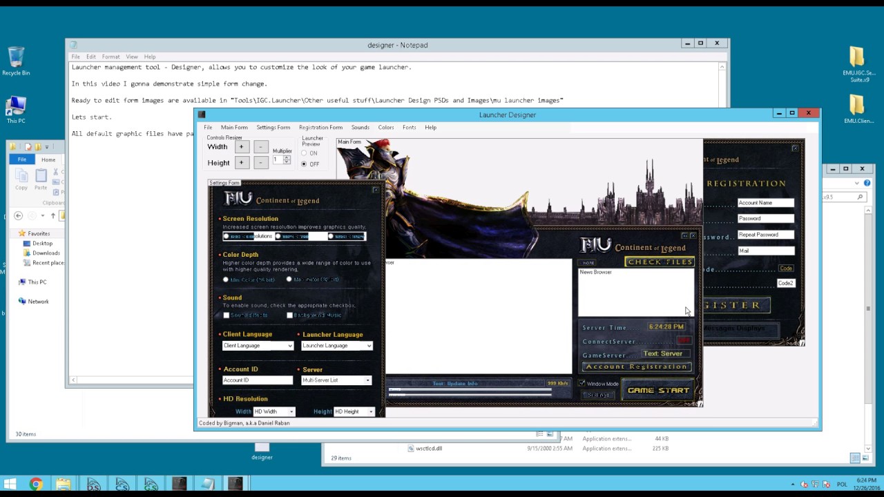 MuEMU - [ Launcher Designer ] - YouTube