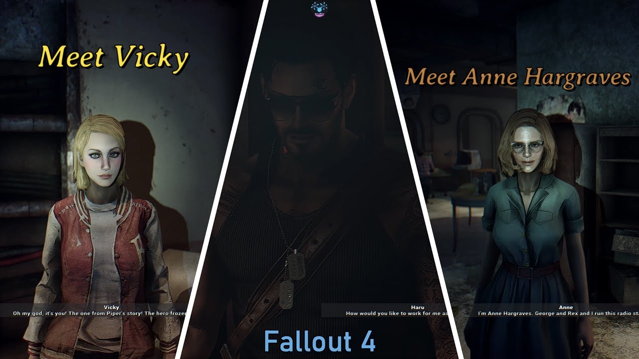 Fallout 4 | Meet [Vicky] & [Anne Hargraves] - YouTube
