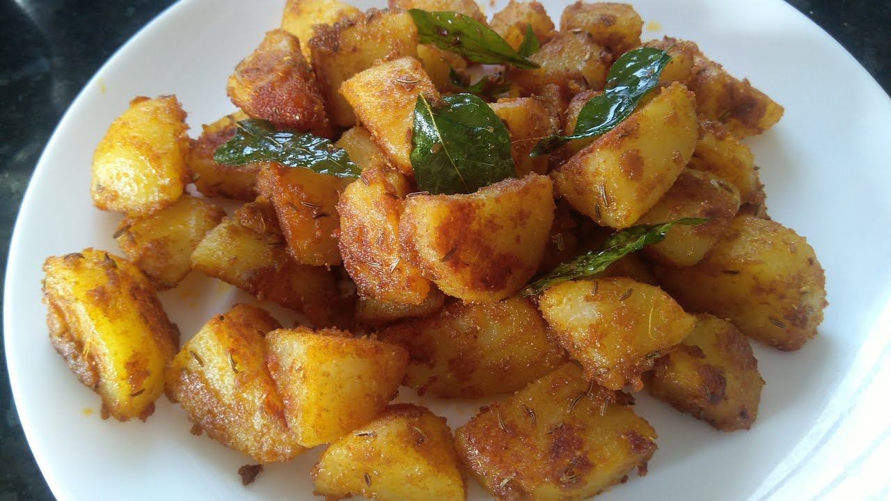Simple Potato fry for beginners/Potato fry in tamil/Try this potato fry ...