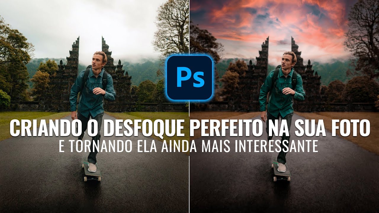 Como CRIAR UM DESFOQUE PERFEITO no PHOTOSHOP (EDIÇÃO FÁCIL) - YouTube