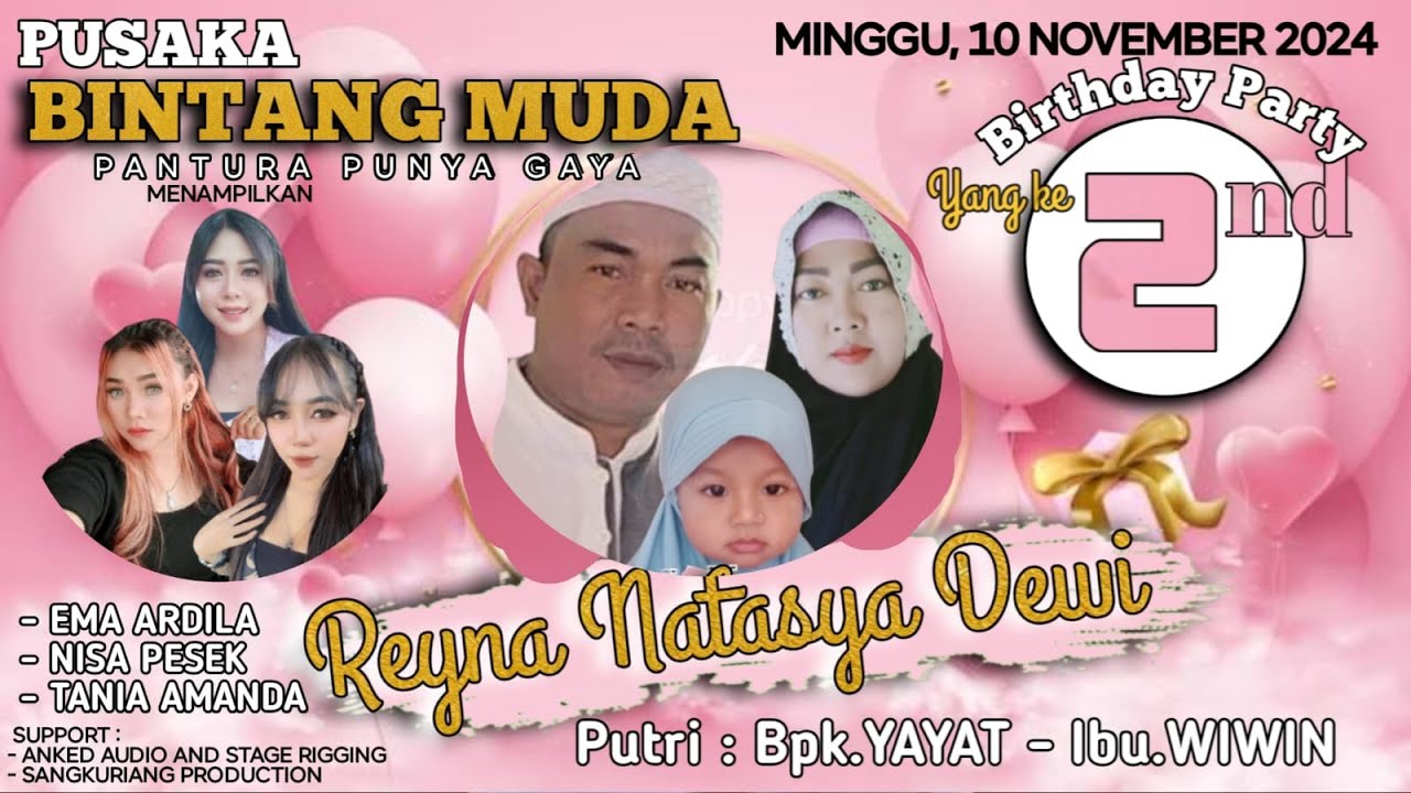 LIVE PUSAKA BINTANG MUDA DS. KALIGAWE SUSUKAN LEBAK MINGGU,10 NOVEMBER ...