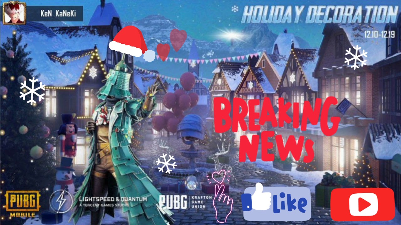 Finished Holiday Decorations in PUBG MOBILE | Fun Event 🔥.. - YouTube