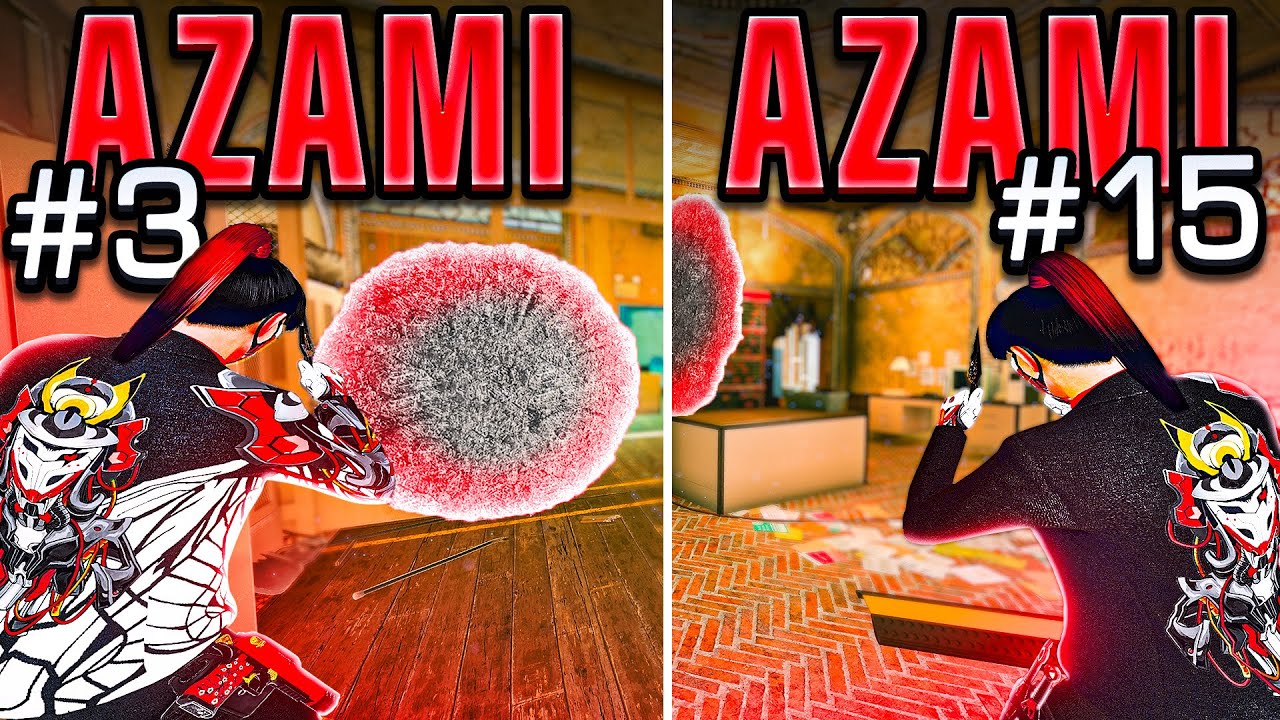 15 *BEST* AZAMI SETUPS on BORDER - Rainbow Six: Siege - YouTube
