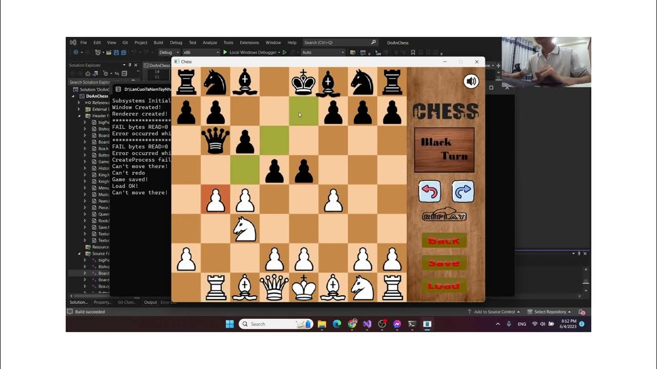 Demo Chess Project - 21_2 - Group 11 - OOP - HCMUS - YouTube