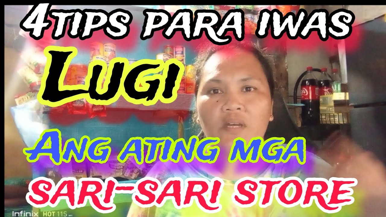 🔵4 TIPS PARA IWAS LUGI ANG SARI-SARI STORE PANOORIN NYO BAKA SAKALING ...