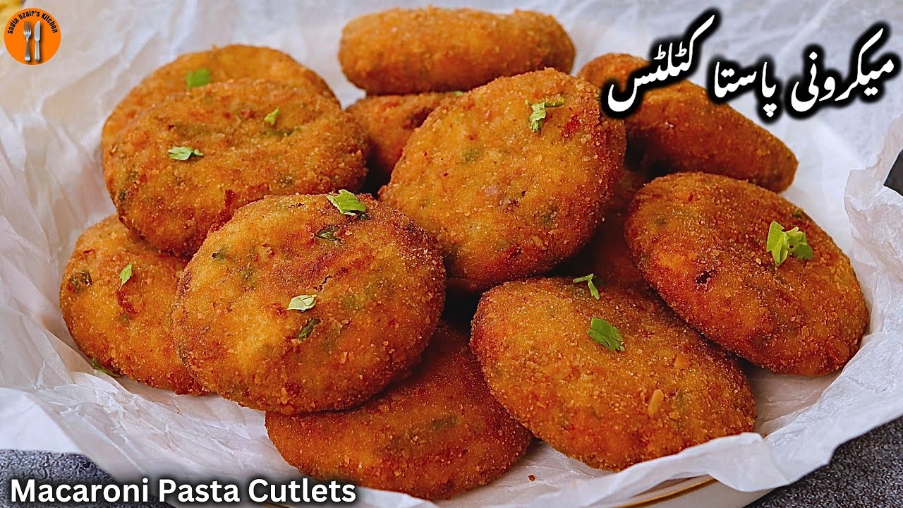 Pasta Cutlets Recipe | Chicken Kabab | Chicken cutlet | Ramadan Iftar ...