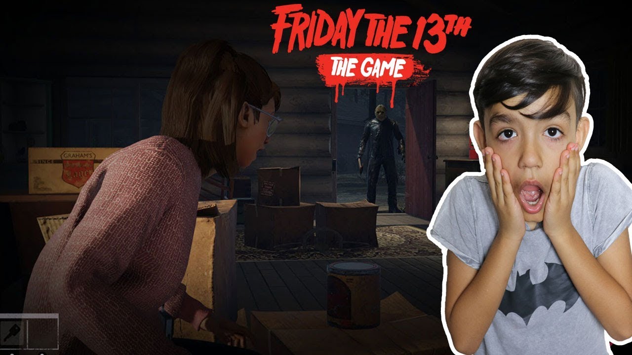 Little Brother Tries To Escape Jason! Friday The 13th! - YouTube