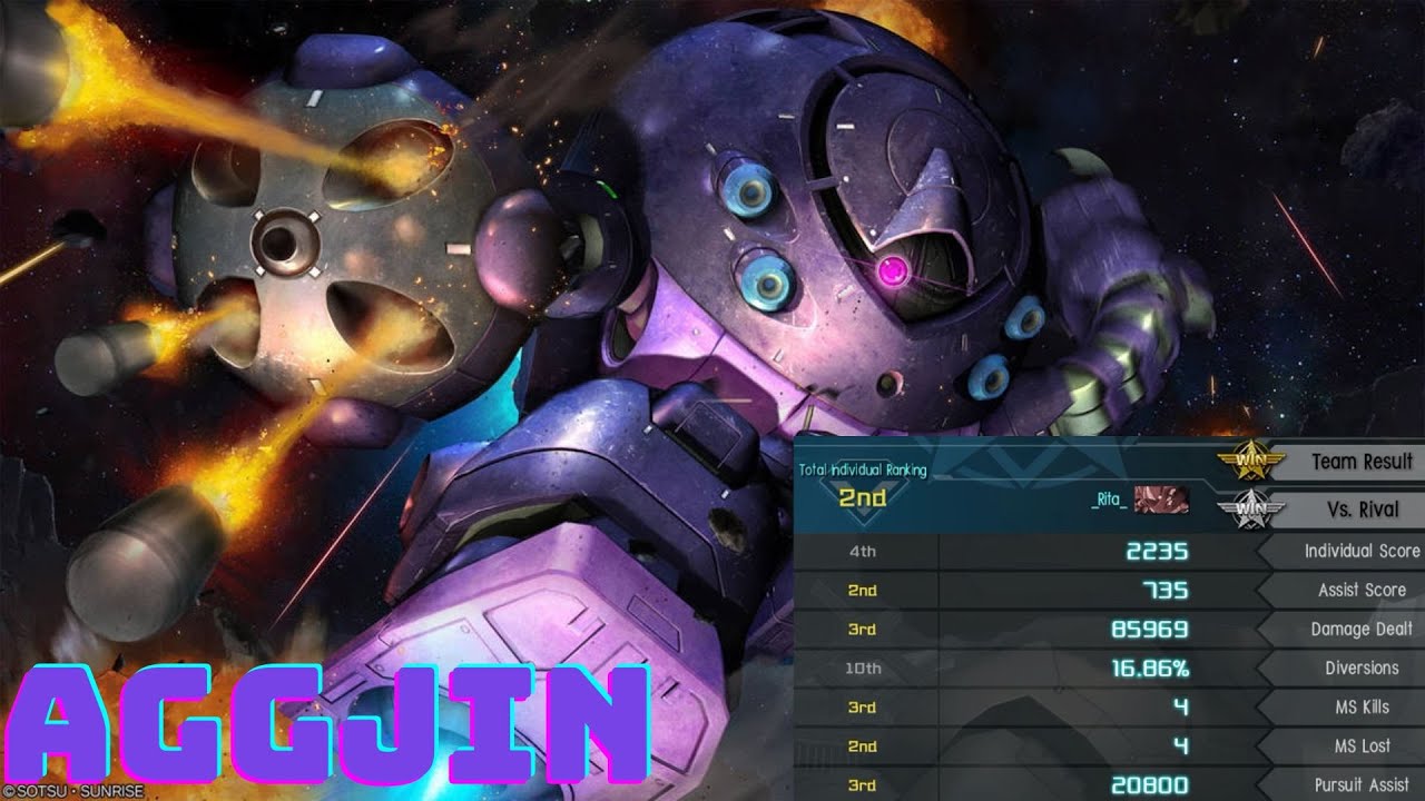 Gundam Battle Operation 2 [Aggjin] อักจินรุ่นกลมดิ้งน่ารัก - YouTube