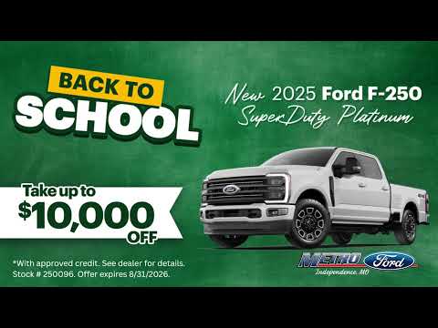 Metro Ford Independence - Back to School Sale!
