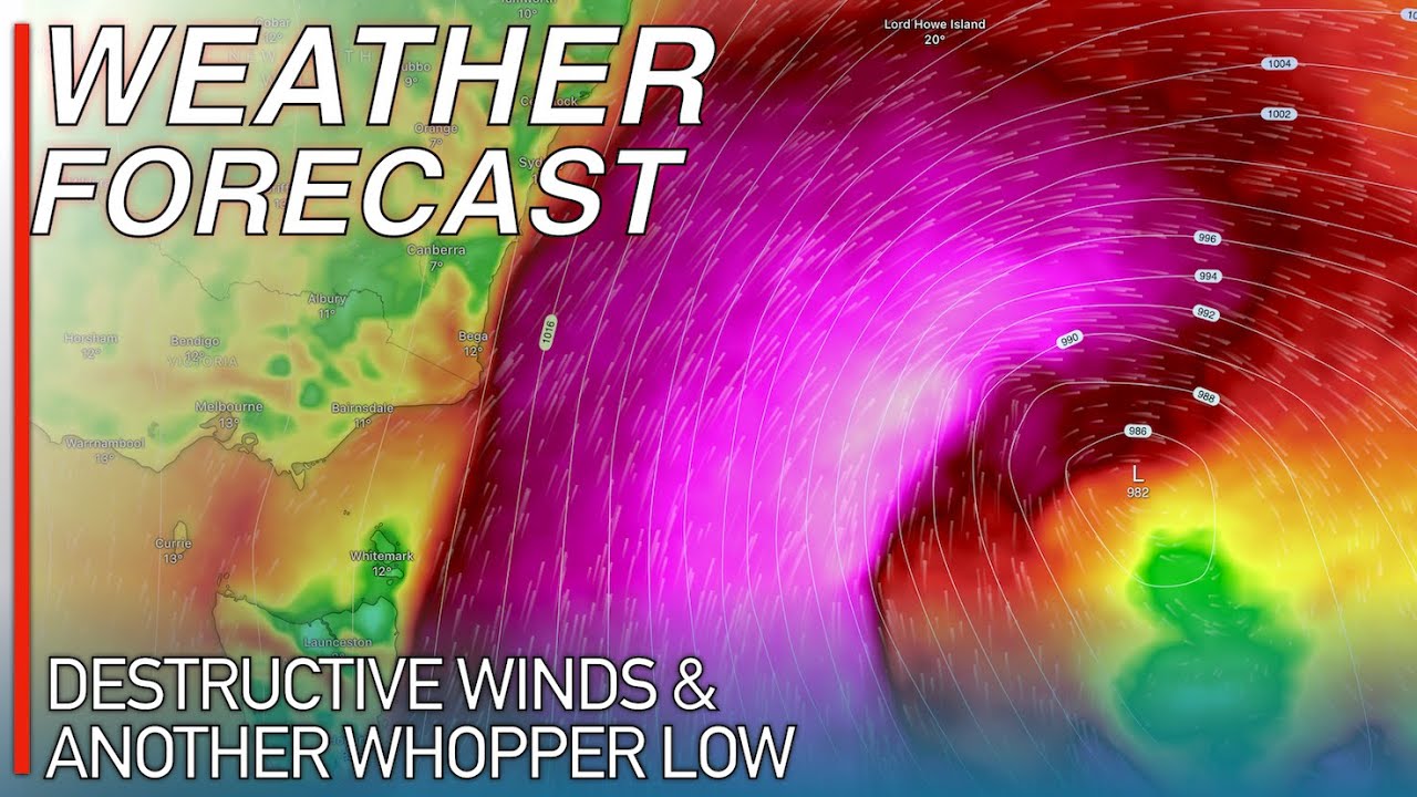A Massive Powerful Low Pressure Storm is Forecast to Form East of ...