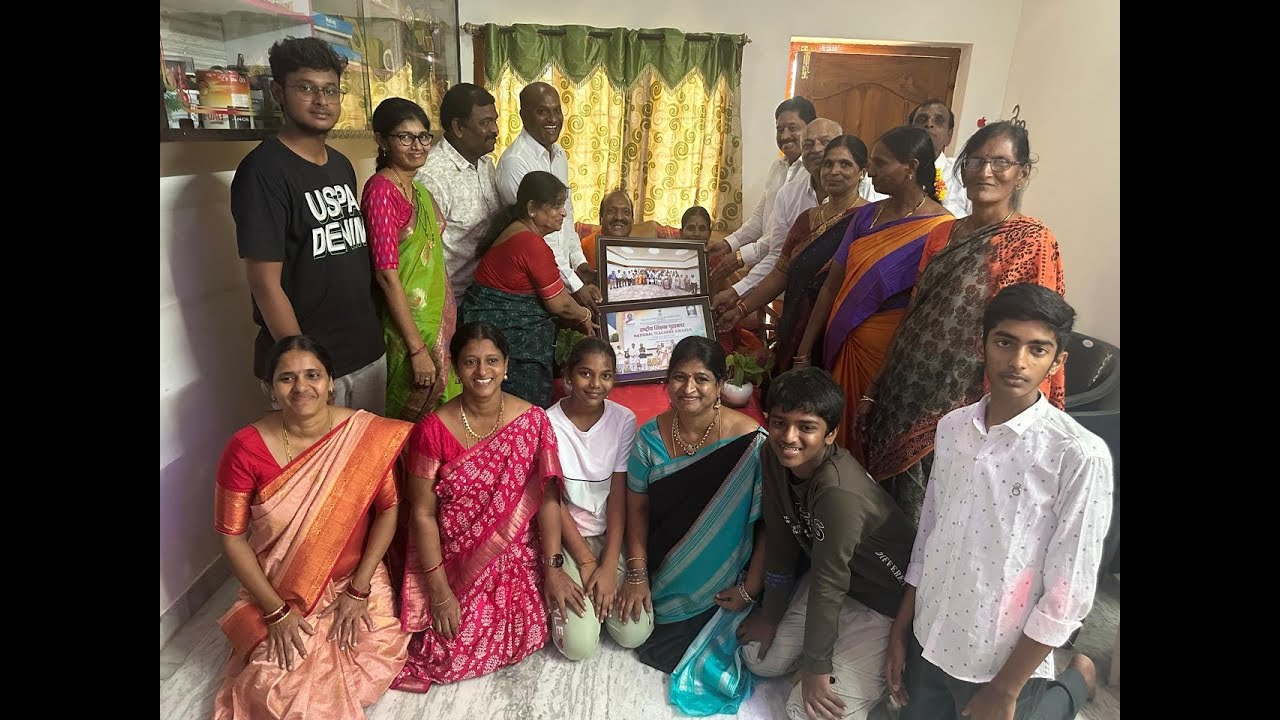 2024 జాతీయ ఉత్తమ ఉపాధ్యాయ అవార్డ్ గ్రహిత Pesara Prabhakar Reddy కు ...
