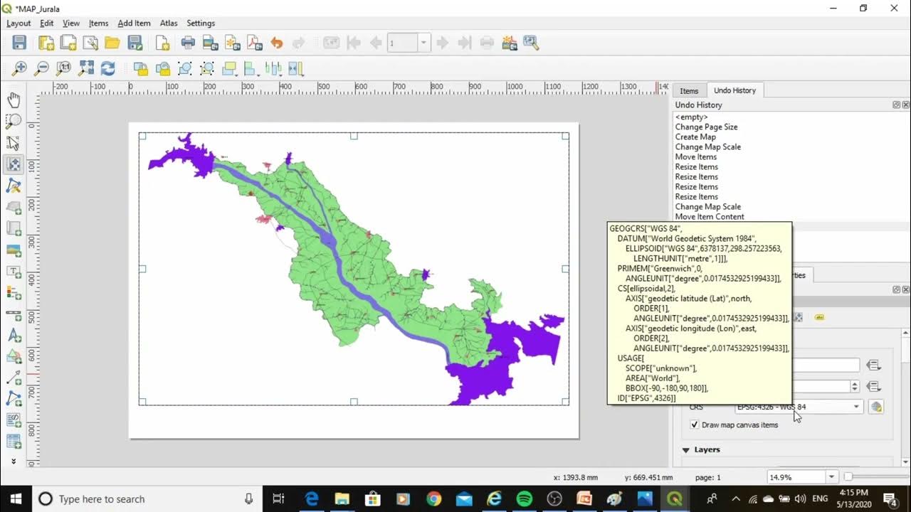 Creating A Basic Map In Qgis Youtube