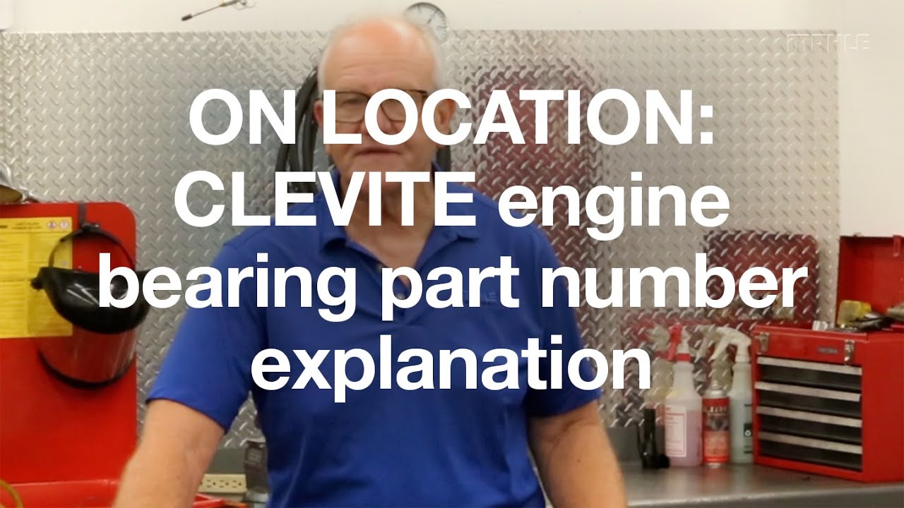 What do the CLEVITE engine bearing prefix and suffix mean? - YouTube