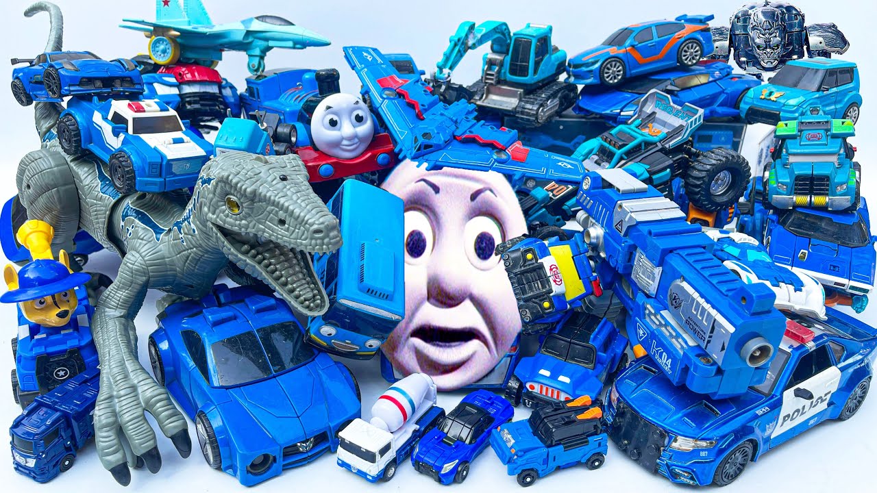 Transformers Blue Color Rise of Beasts: TRAIN JCB Optimus Prime Truck ...
