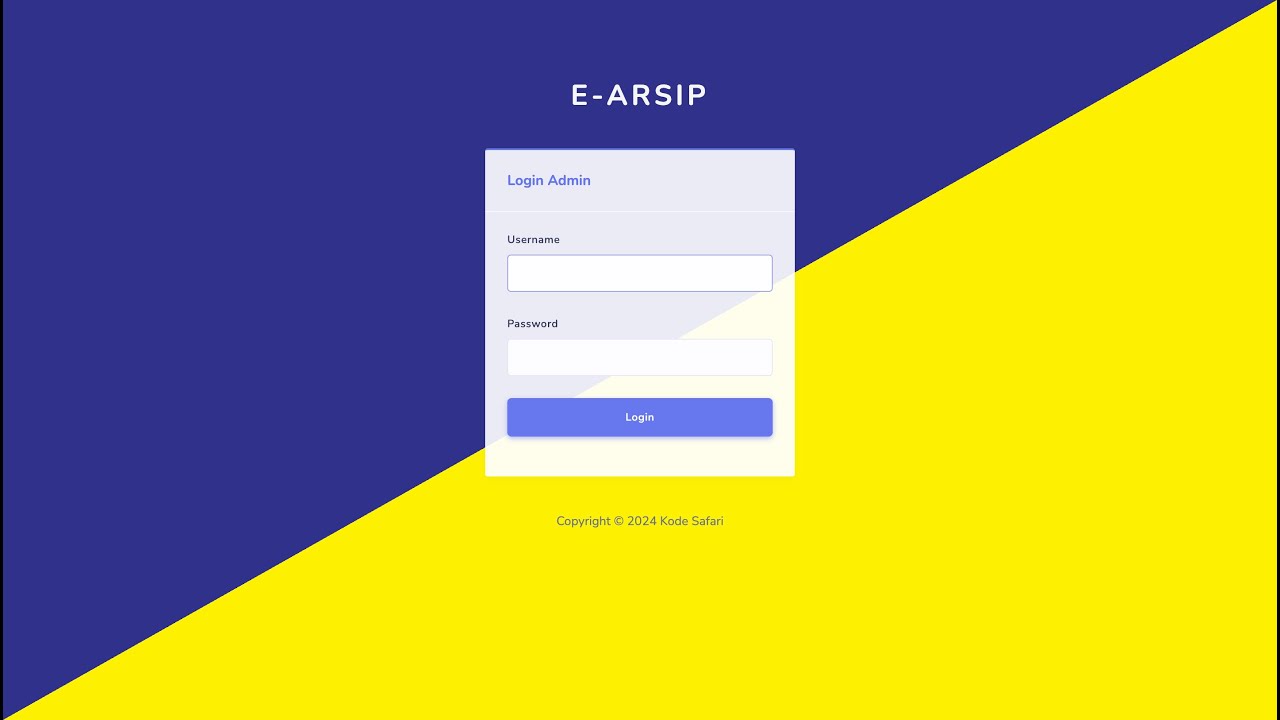 SISTEM E-ARSIP PHP DAN MYSQL - YouTube