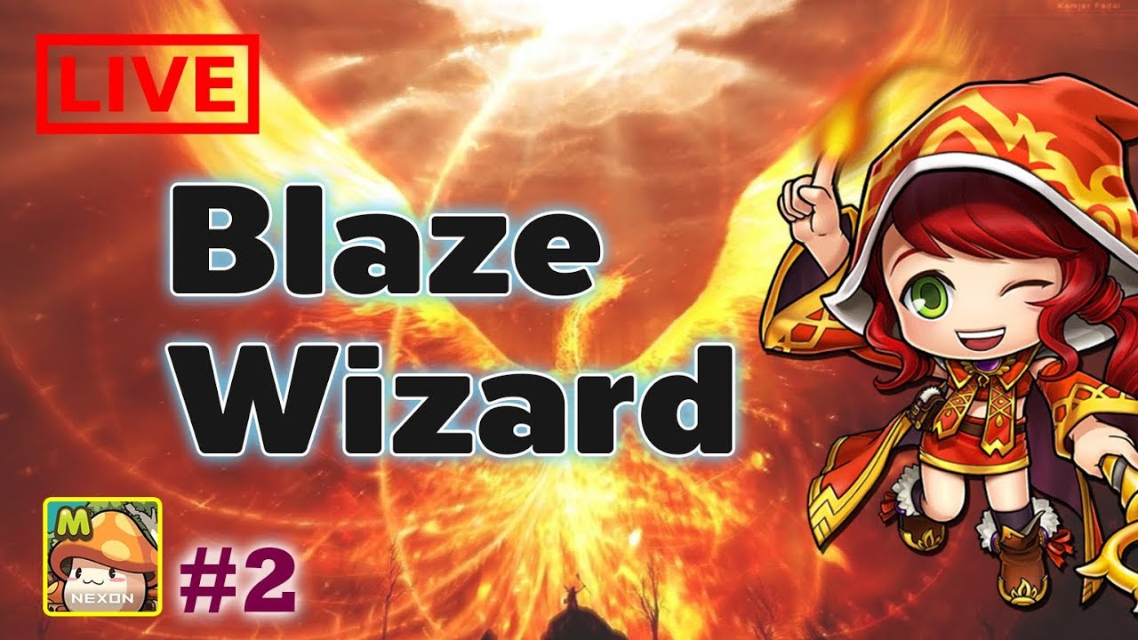 [ LIVE ] Blaze Wizard #2 Lv.88++ | MapleStory M - YouTube