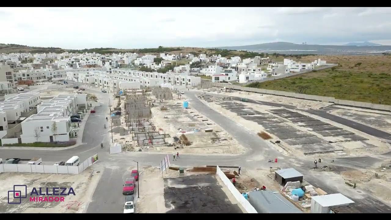 Avance de obra Noviembre de Alleza Mirador en Querétaro - YouTube
