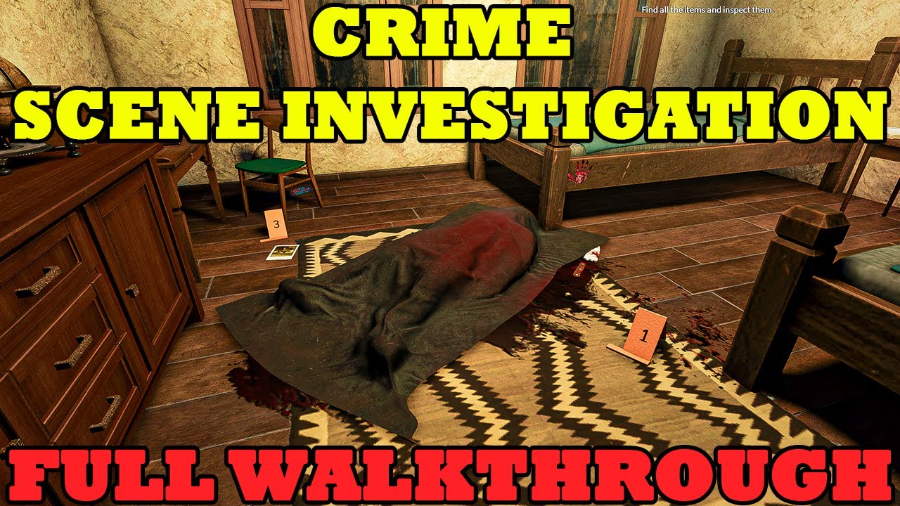 CRIME SCENE INVESTIGATION [Full Walkthrough] Roblox - YouTube